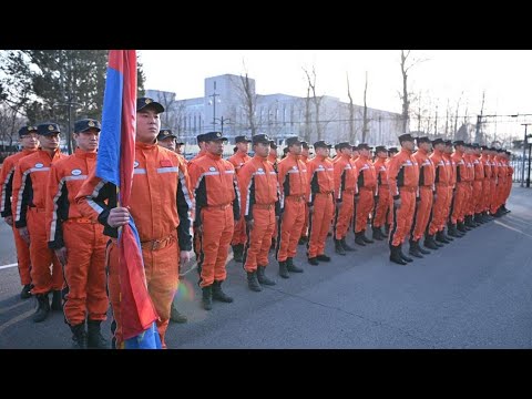 Chinese rescue team of 82 members departs for earthquake-stricken areas ...