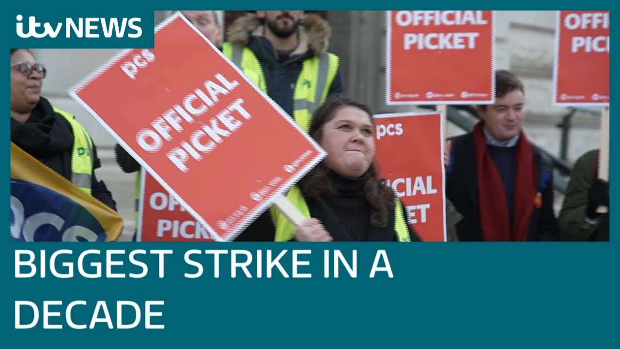 Hundreds of thousands of workers walk out in biggest strike day in a ...