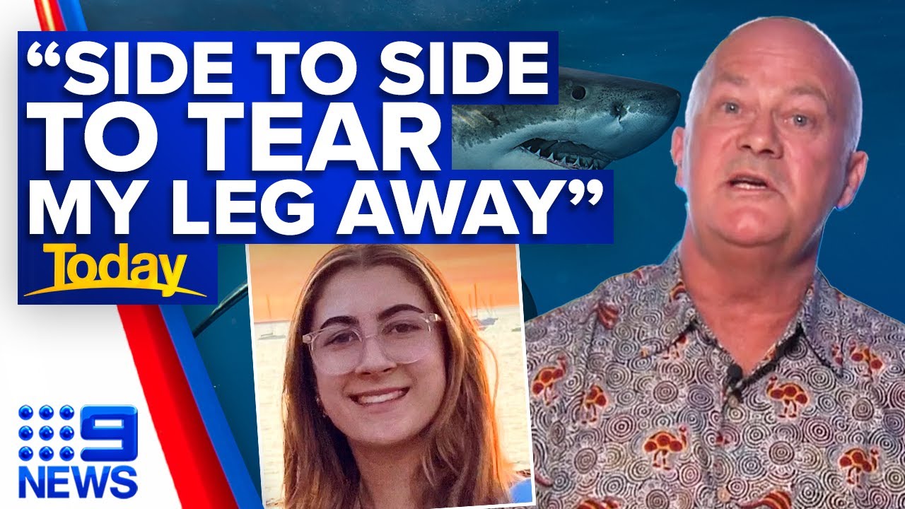 Shark attack survivor reflects after teenage girl mauled to death | 9 ...