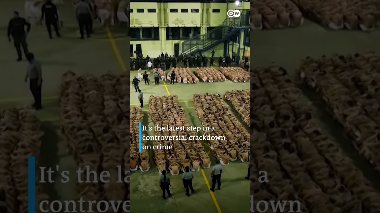 El Salvador's new mega prison for up to 40,000 gang members | DW # ...