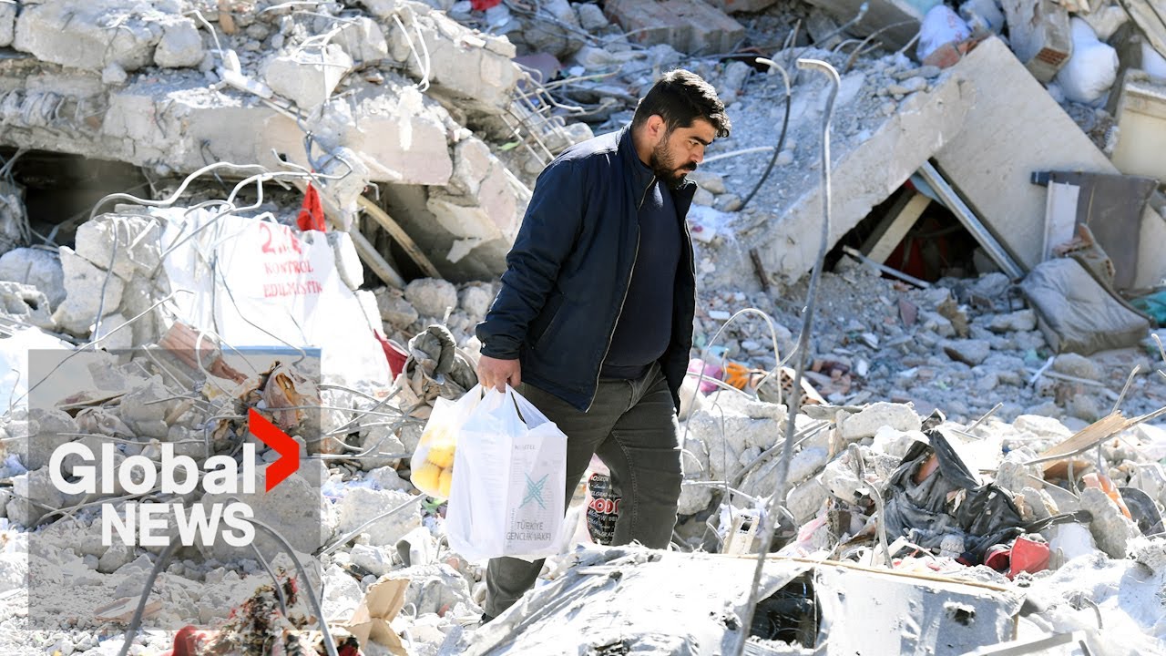 At least 1 dead, buildings flattened after another earthquake strikes ...