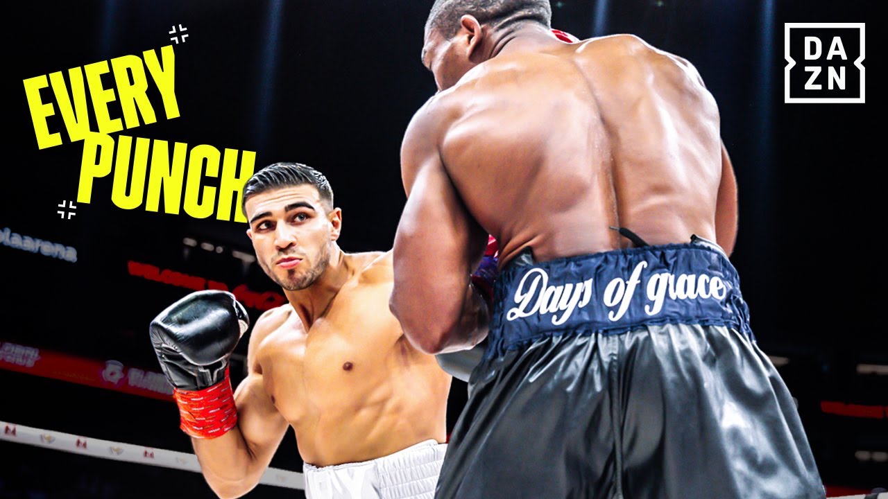 EVERY PUNCH from Tommy Fury vs Rolly Lambert as fight descends into ...