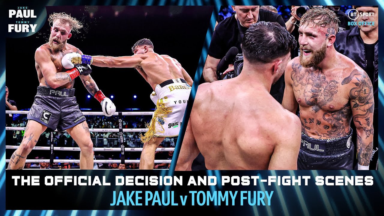 The truth is revealed! Tommy Fury defeats Jake Paul in 8-round brawl! # ...