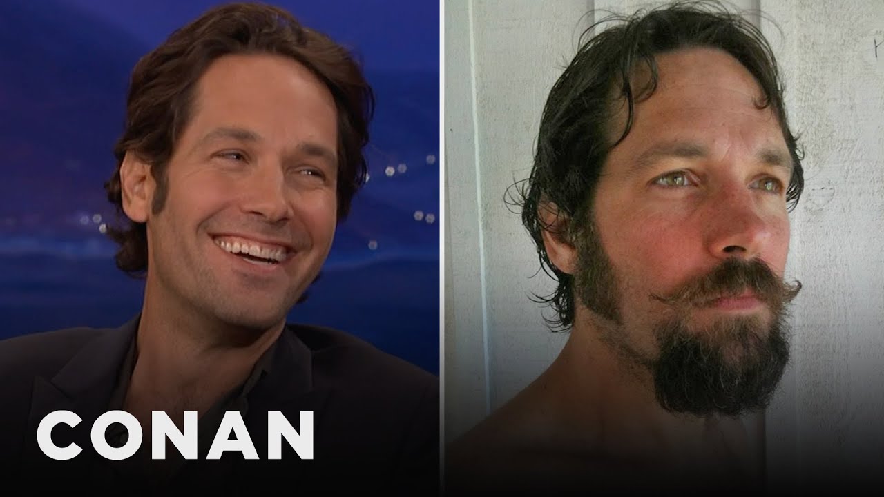 Paul Rudd Shaved His Beard In Stages | CONAN on TBS - The Global Herald