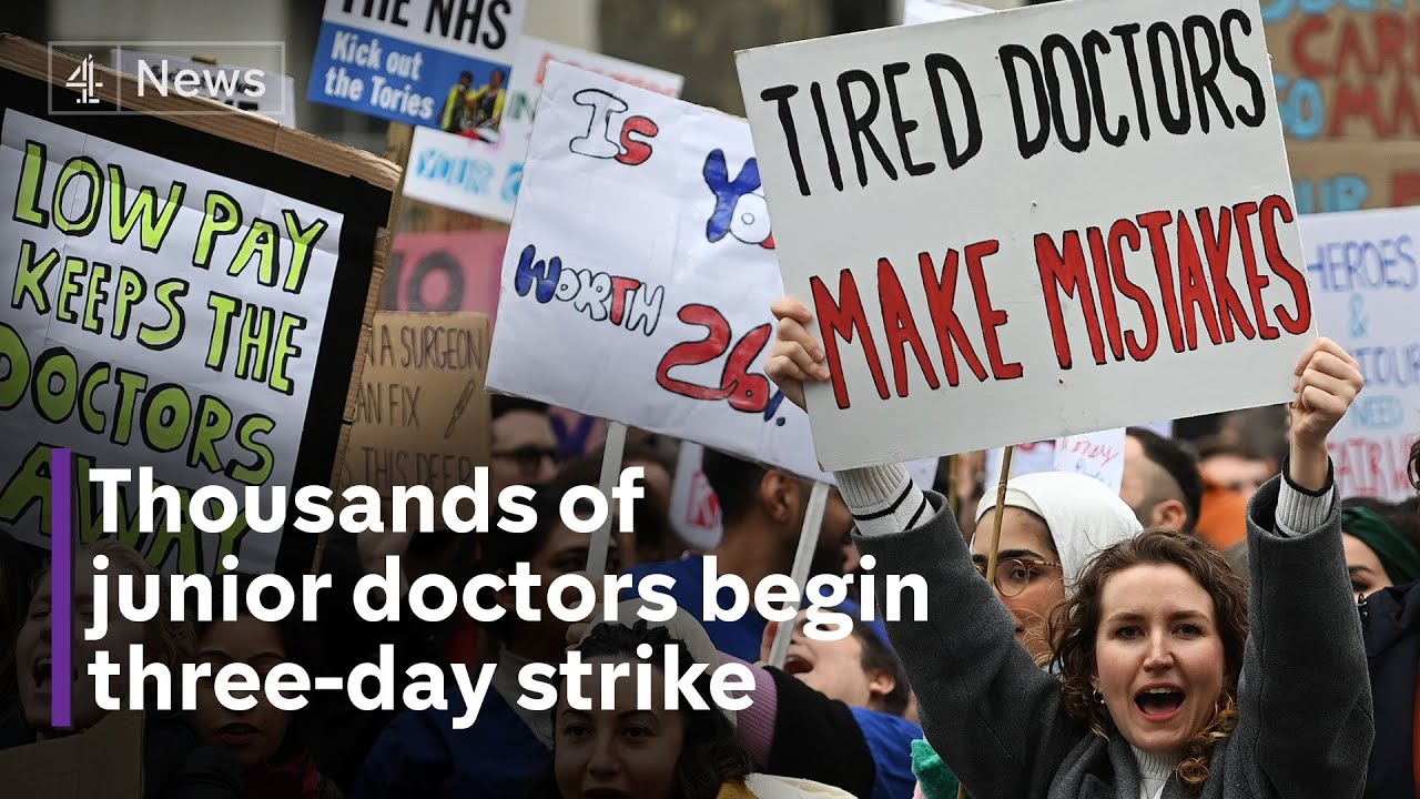 Thousands of junior doctors begin 72-hour strike - The Global Herald