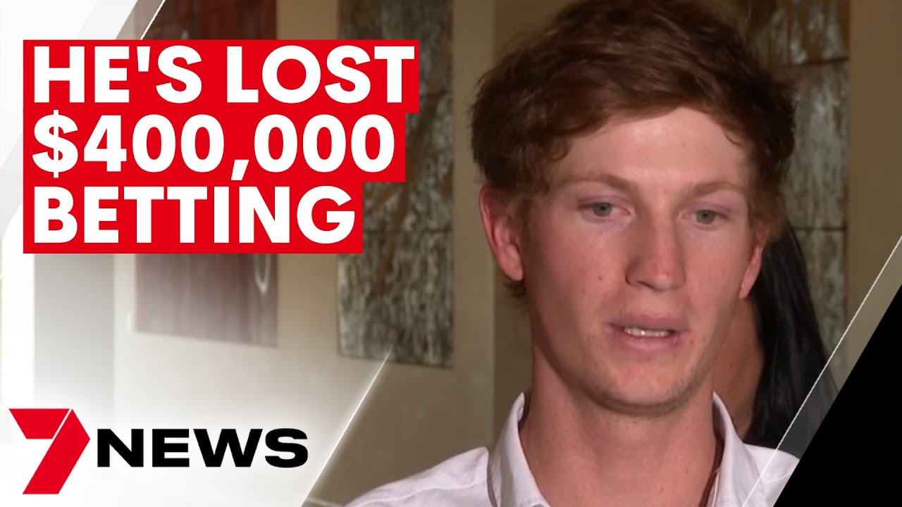 Recovering gambling addict speaks at Parliament House in Canberra ...