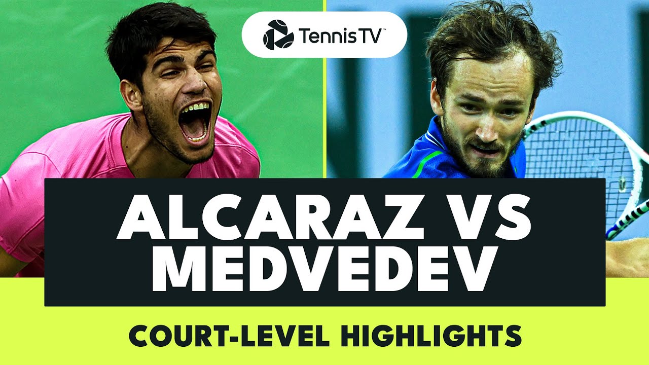 Carlos Alcaraz vs Daniil Medvedev Court-Level Highlights | Indian Wells 2023 - The Global Herald