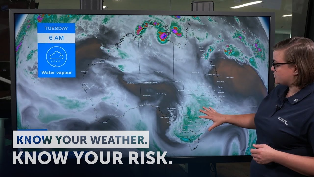 Australia Weather: Weather update: understanding water vapour imagery ...
