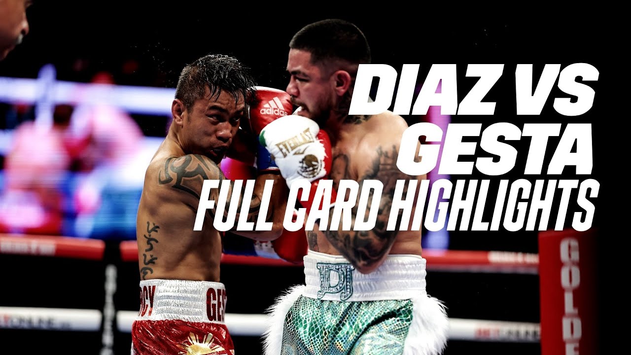 FULL CARD HIGHLIGHTS | JoJo Diaz vs. Mercito Gesta - The Global Herald