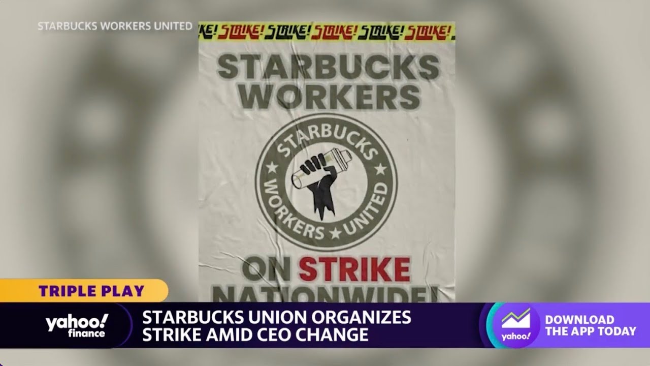 Starbucks labor union strikes as new CEO takes the reins - The Global ...