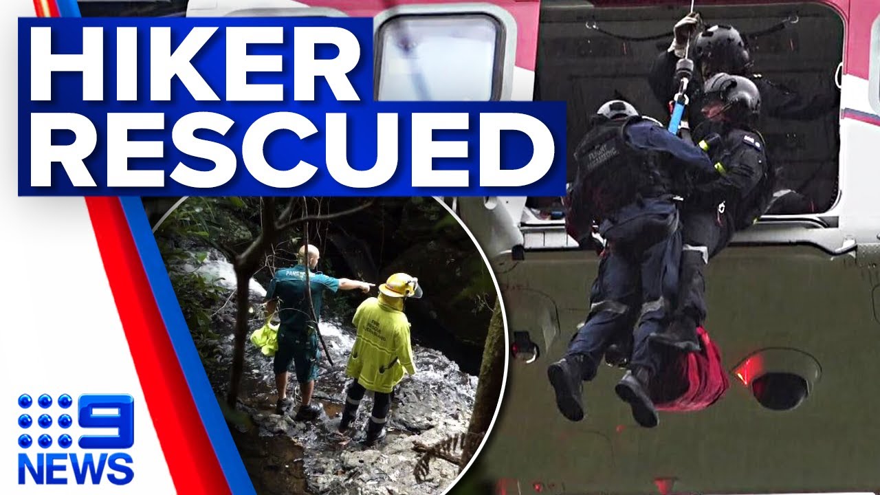 Delicate rescue mission to save man who fell 20m off Gold Coast cliff ...