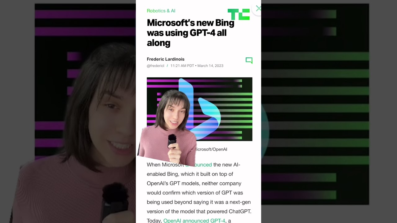 Microsoft’s new #AI-enabled Bing was using OpenAI’s GPT-4 all along ...