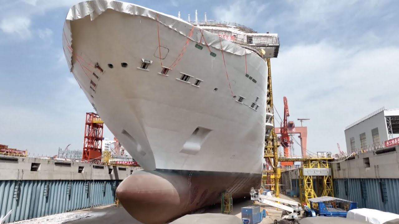 China's first locally-built large cruise ship marks breakthrough in ...