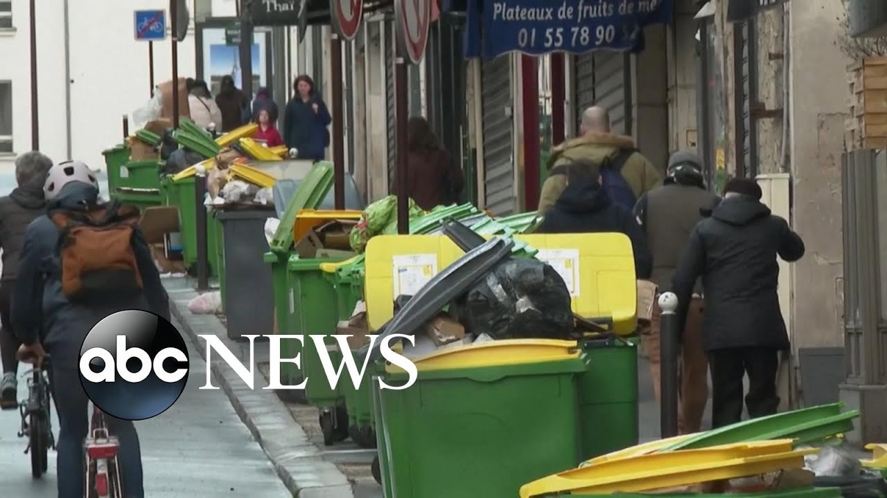 World View: Garbage piles up in Paris as protests extend into their ...