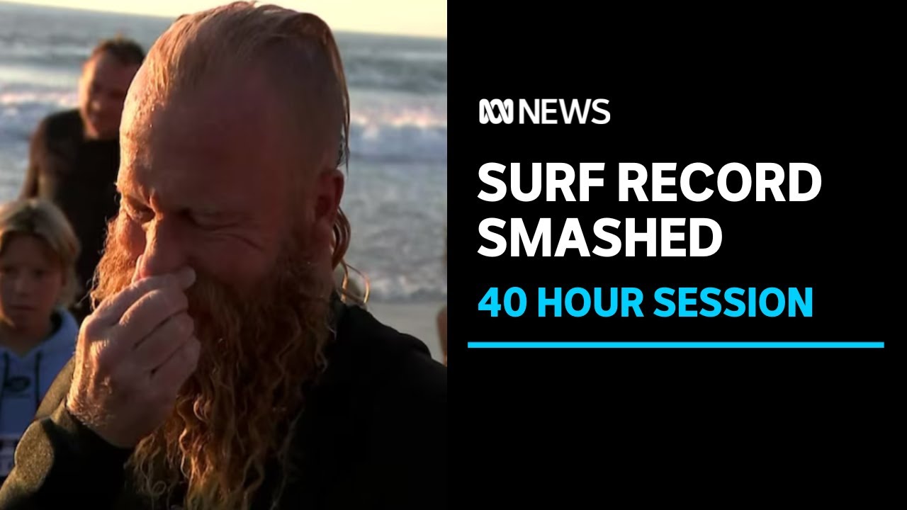 World’s longest surf record broken by Australian Blake Johnston | ABC ...