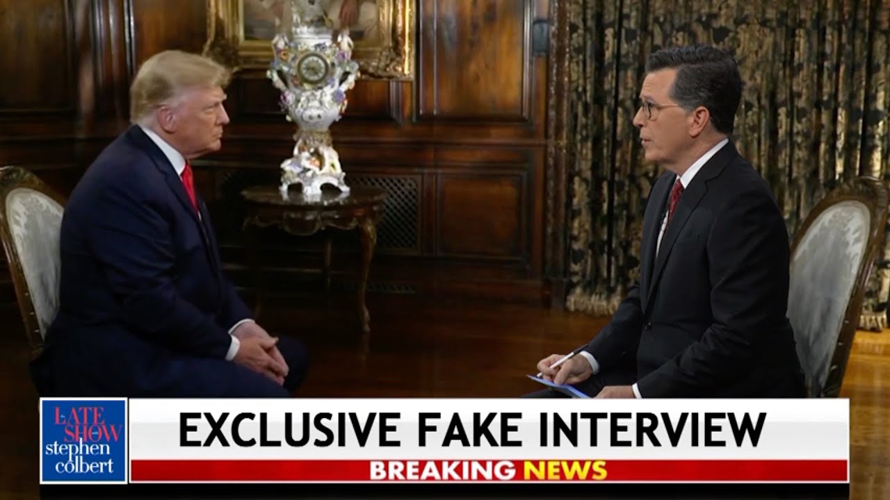 Stephen Colbert’s Interview Of Sean Hannity’s Interview Of The Former ...