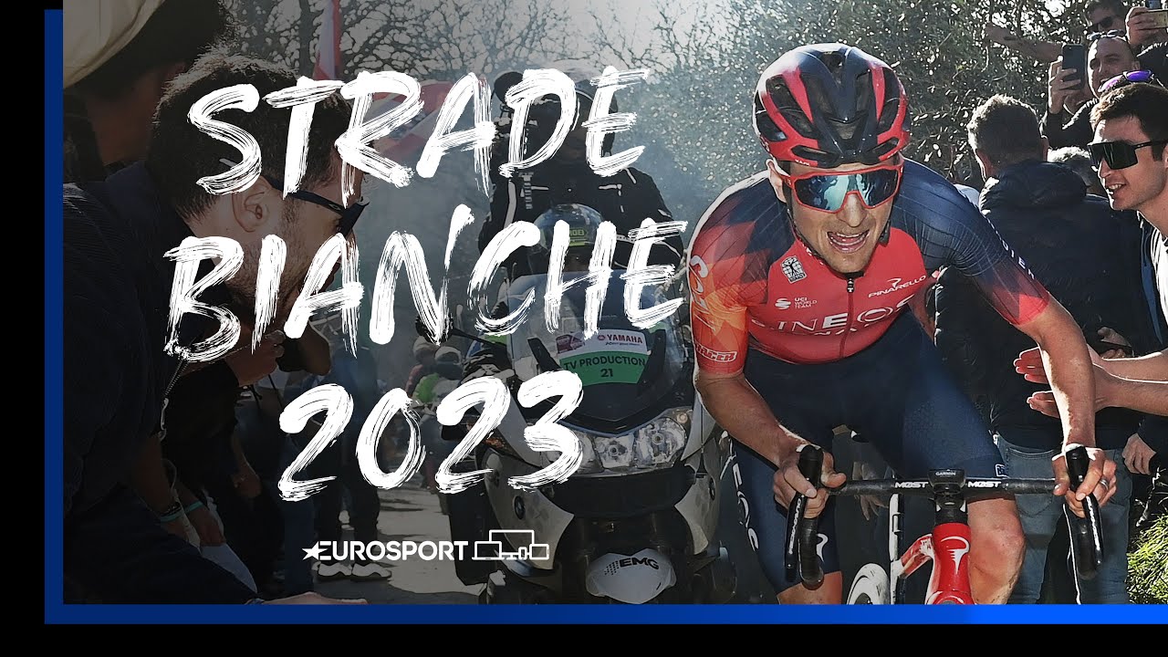 The History Making Push To The Finish Line | Strade Bianche 2023 ...