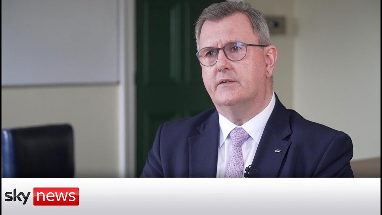 DUP leader Sir Jeffrey Donaldson: 'We're not in a position to endorse ...