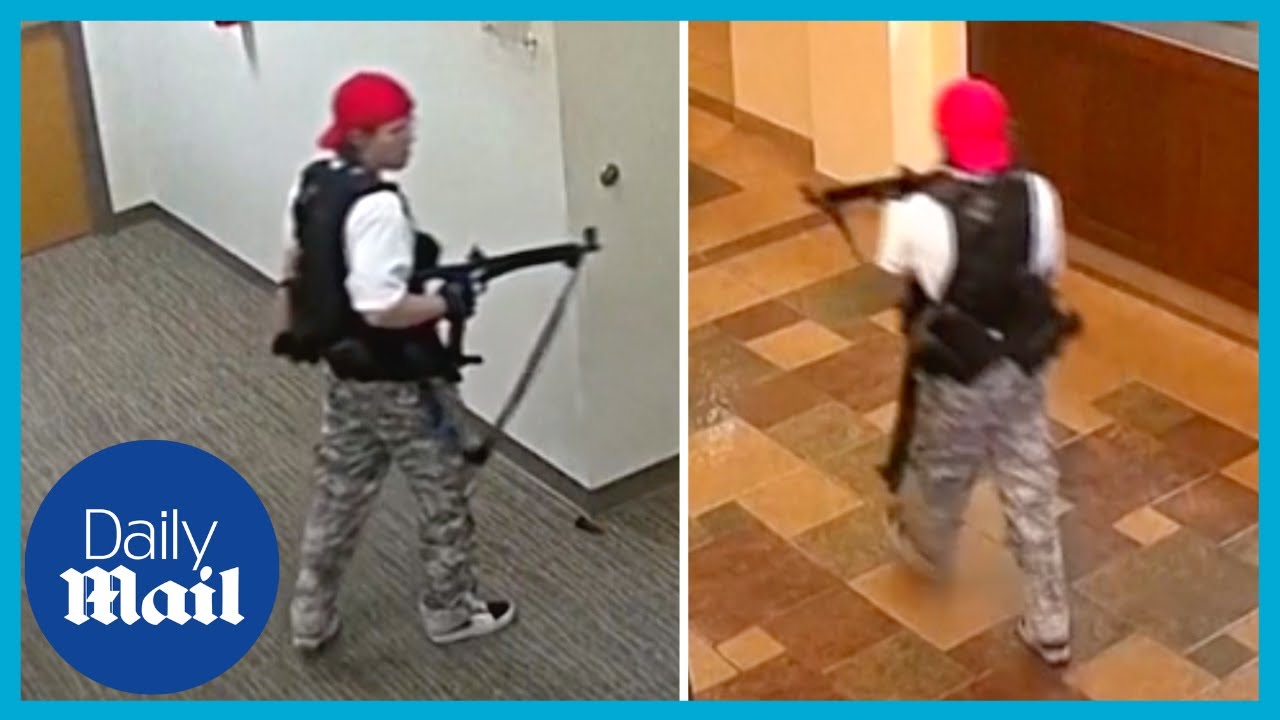 Chilling footage moments before Nashville school shooting - The Global ...