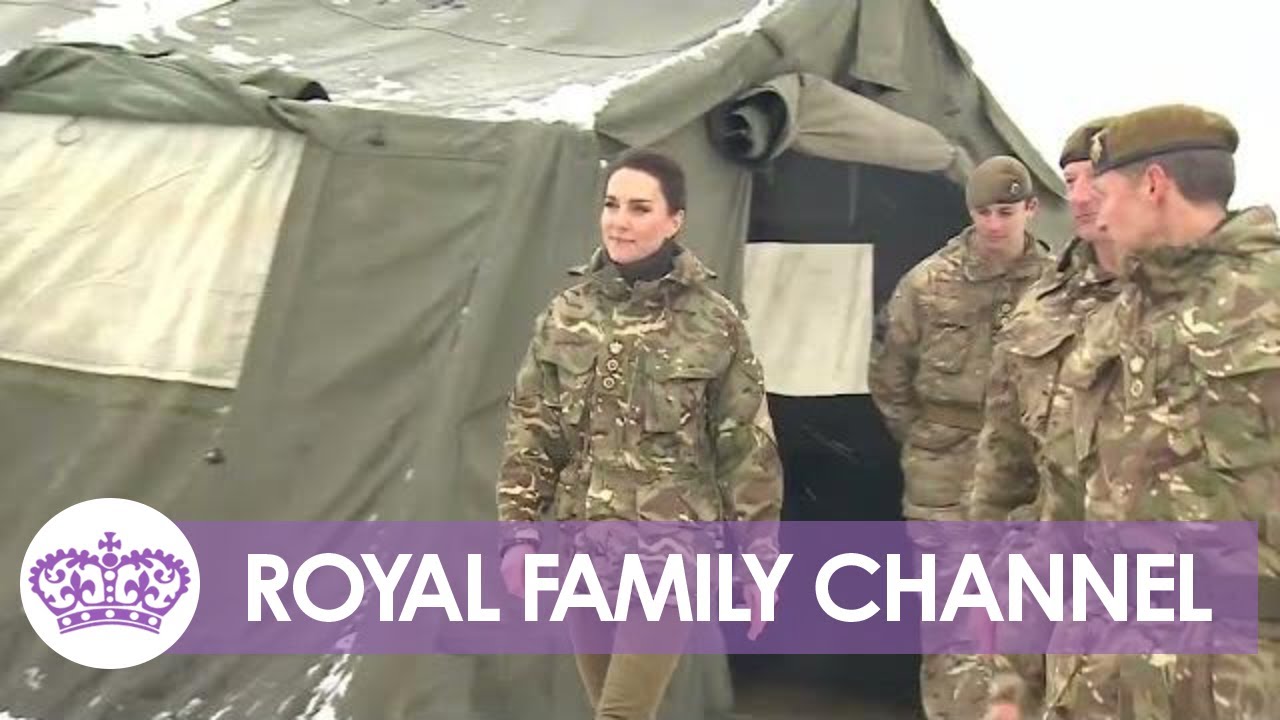 Kate Middleton Dons Camo and Joins Army for Battlefield Drills - The ...