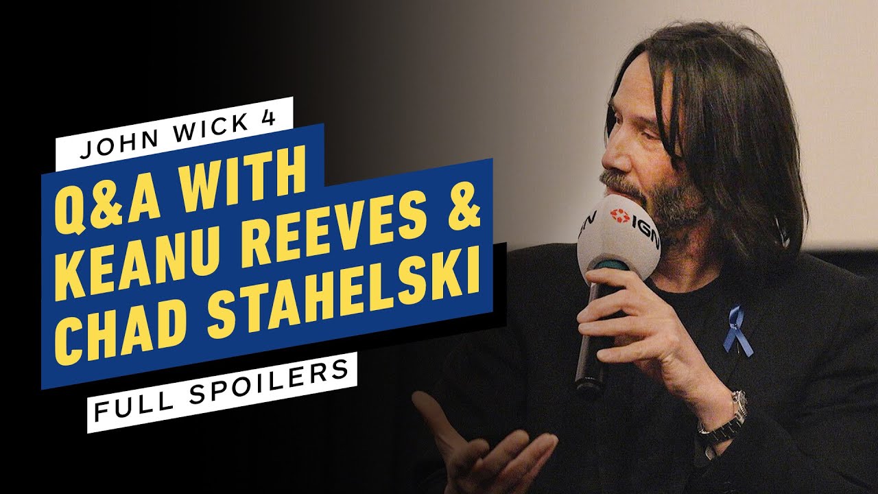 John Wick Chapter 4 Interview with Keanu Reeves and Director Chad ...