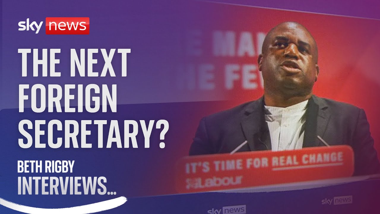 Beth Rigby Interviews...David Lammy - The Global Herald