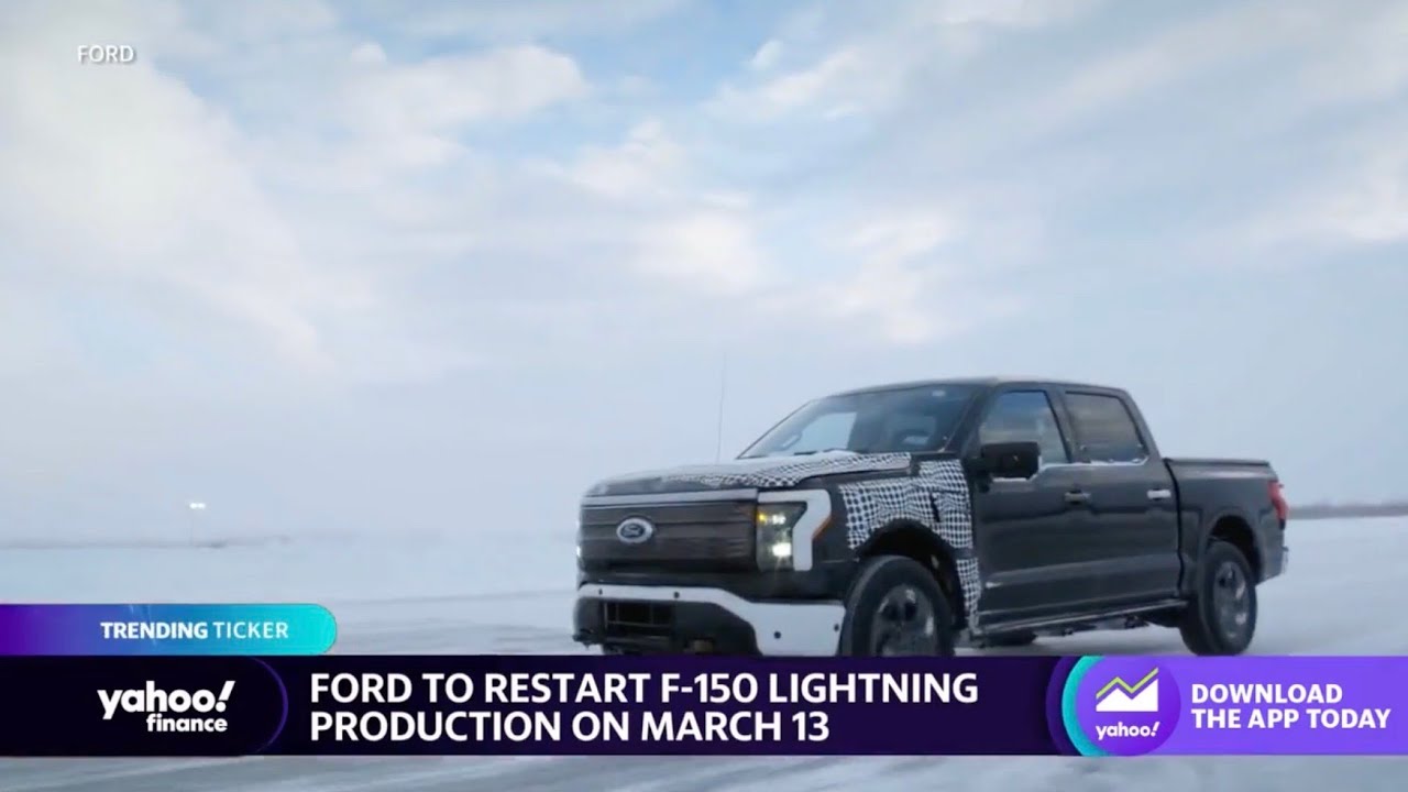 Ford announces restart to F-150 Lightning EV production on March 13 ...