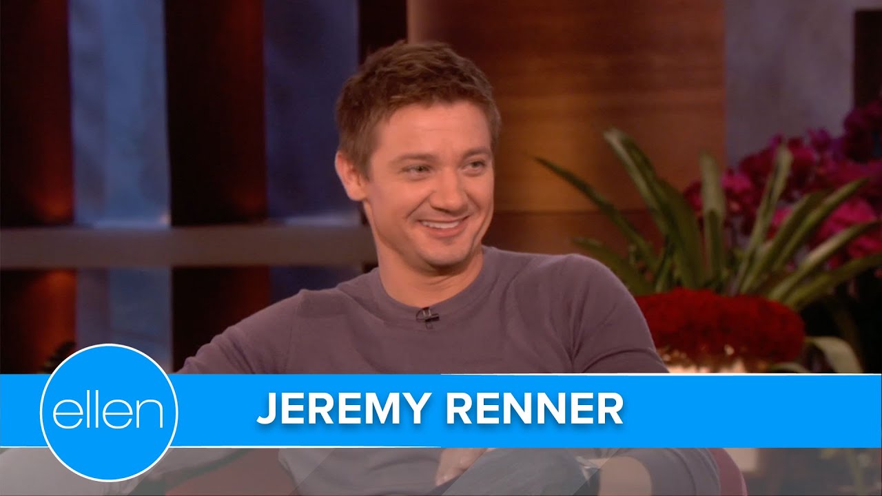 Jeremy Renner’s First Appearance on The Ellen Show (Season 7) - The ...