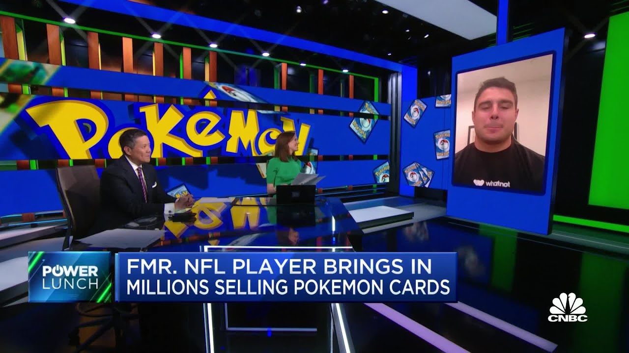 Former NFL player's multi-million dollar Pokemon trading card business ...