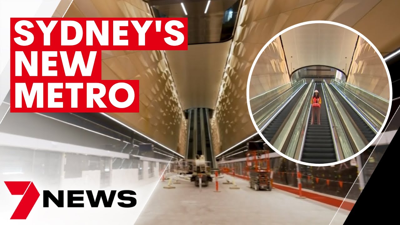 The new Sydney Metro platforms at Central railway station | 7NEWS - The ...