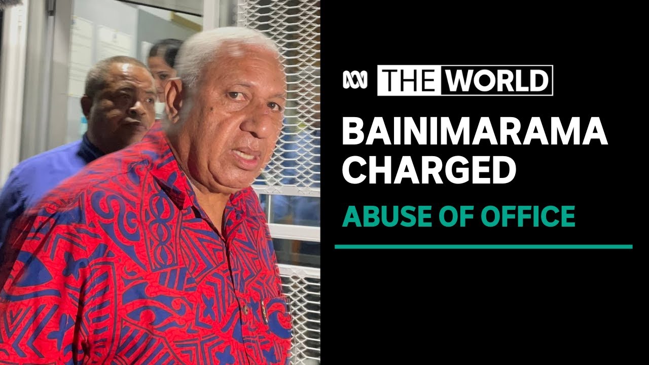 Fiji's former PM Frank Bainimarama in custody after being charged with ...