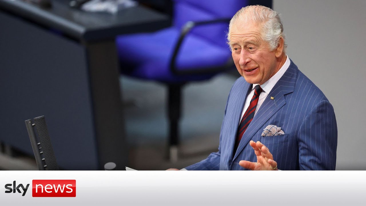 King Charles becomes the first British monarch to address German ...
