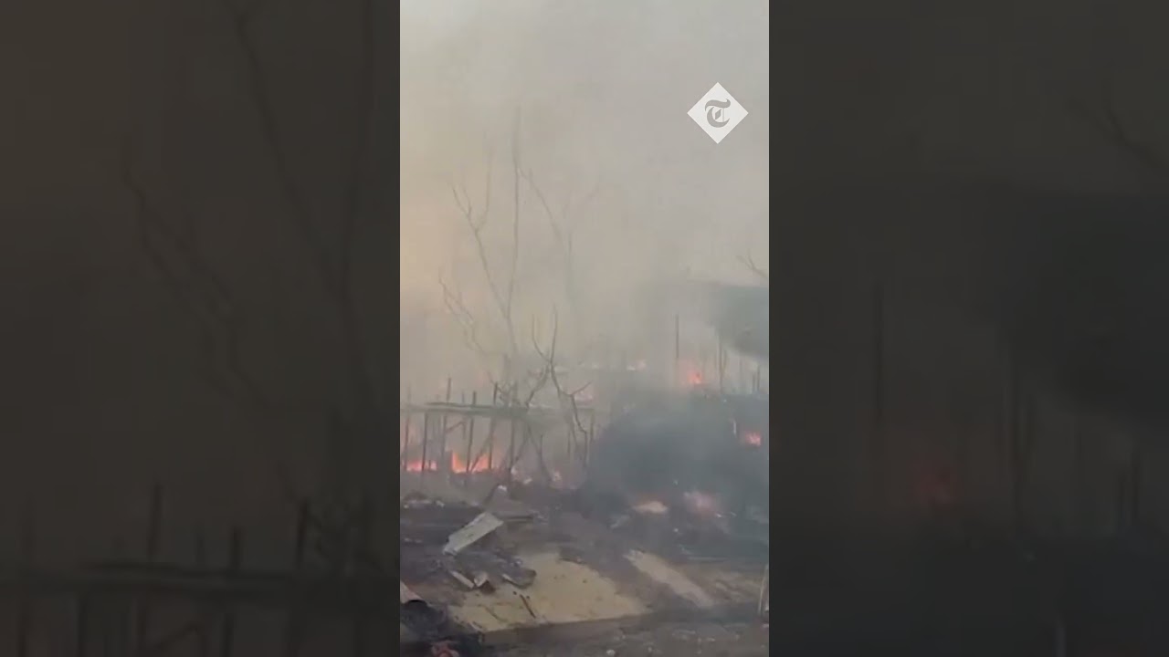 Crowded Rohingya camp hit by fire in Bangladesh - The Global Herald