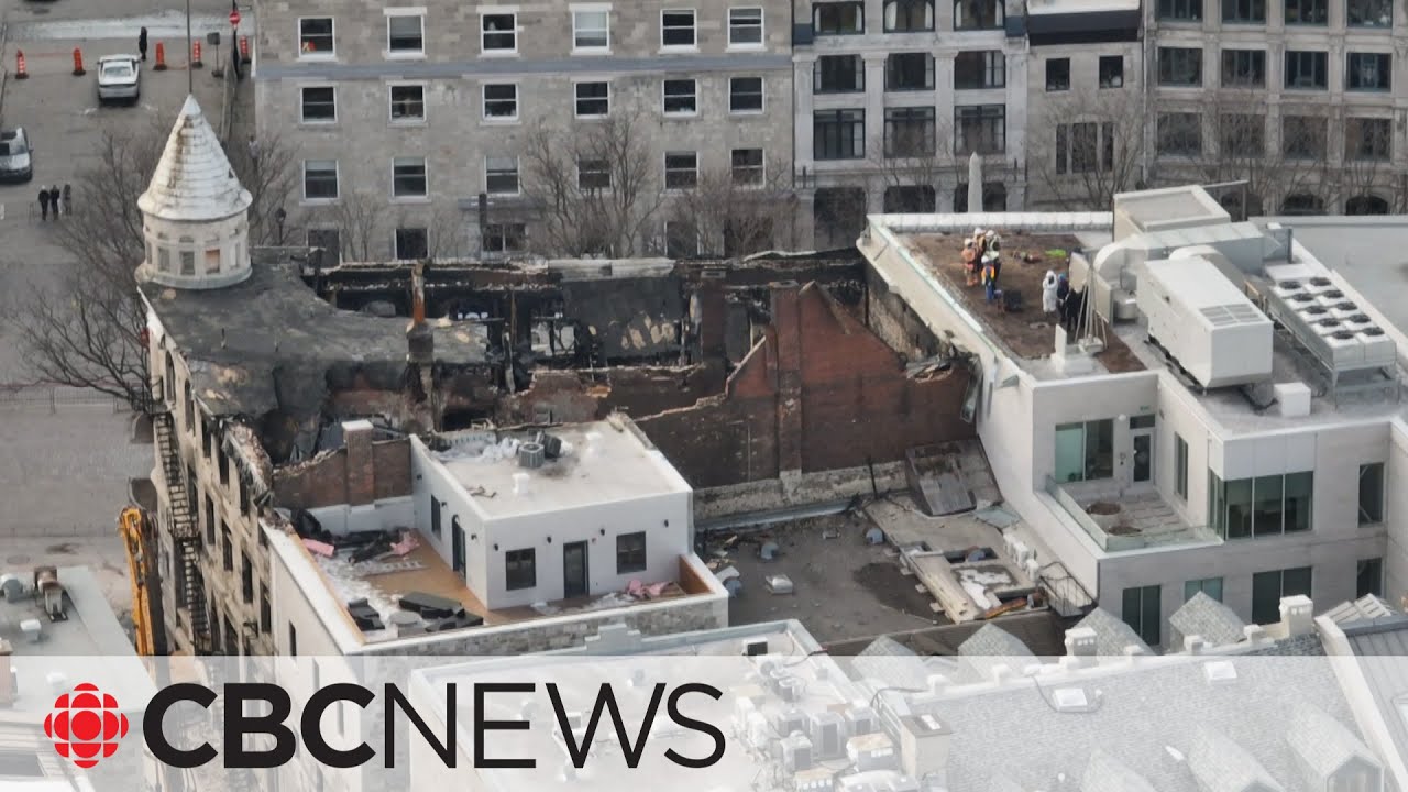 Drone footage captures aftermath of deadly Montreal fire - The Global ...