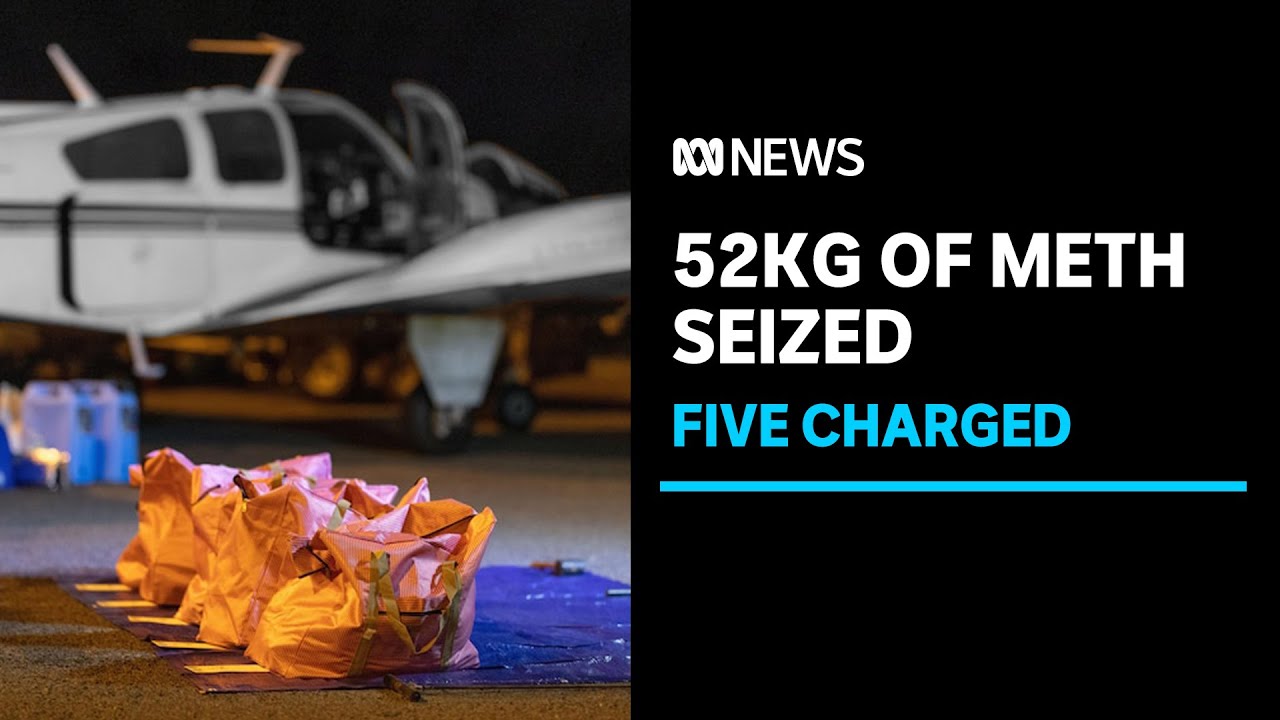 Five charged after 52kg of meth found on 'black flight' from PNG | ABC ...