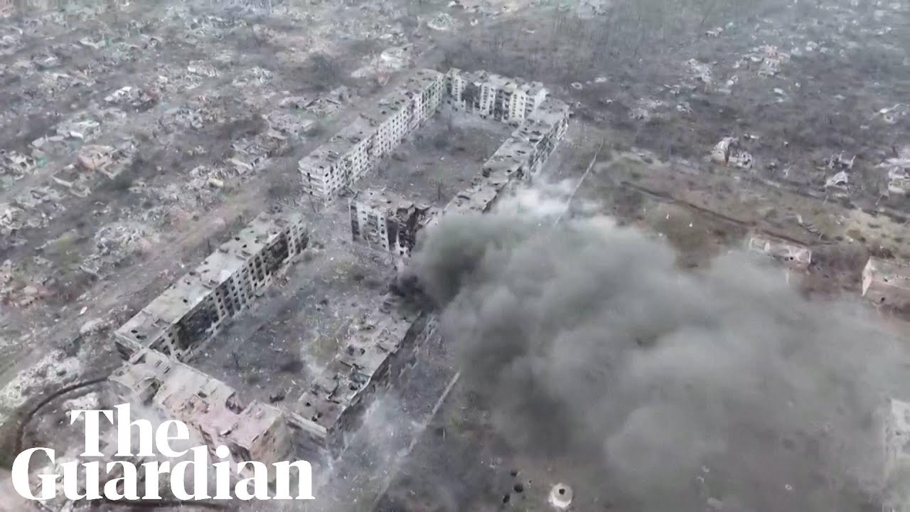 Drone video released by Ukraine shows Bakhmut in ruins - The Global Herald