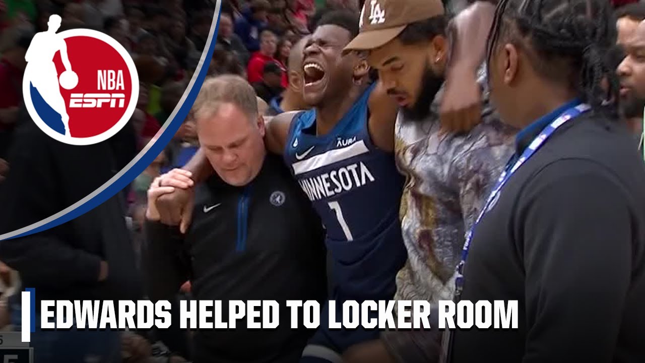 Anthony Edwards helped off court after apparent ankle injury | NBA on ESPN - The Global Herald