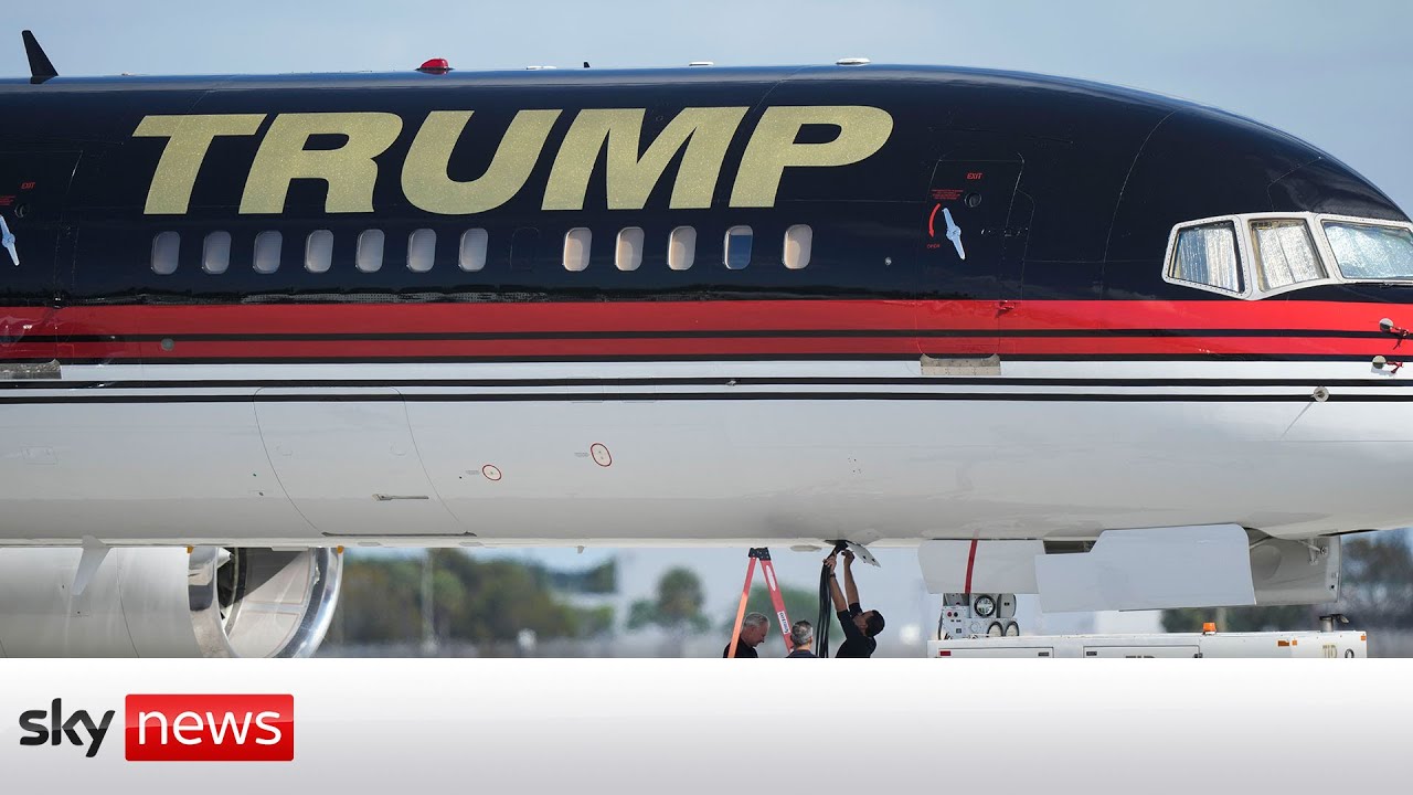 Watch live: Outside Trump Tower and the former president's private jet ...