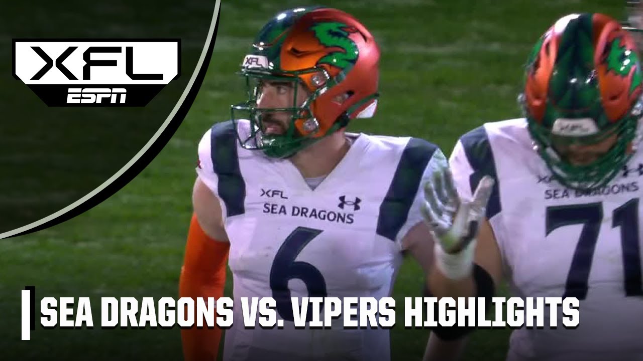 Seattle Sea Dragons vs. Vegas Vipers | XFL Full Game Highlights - The ...