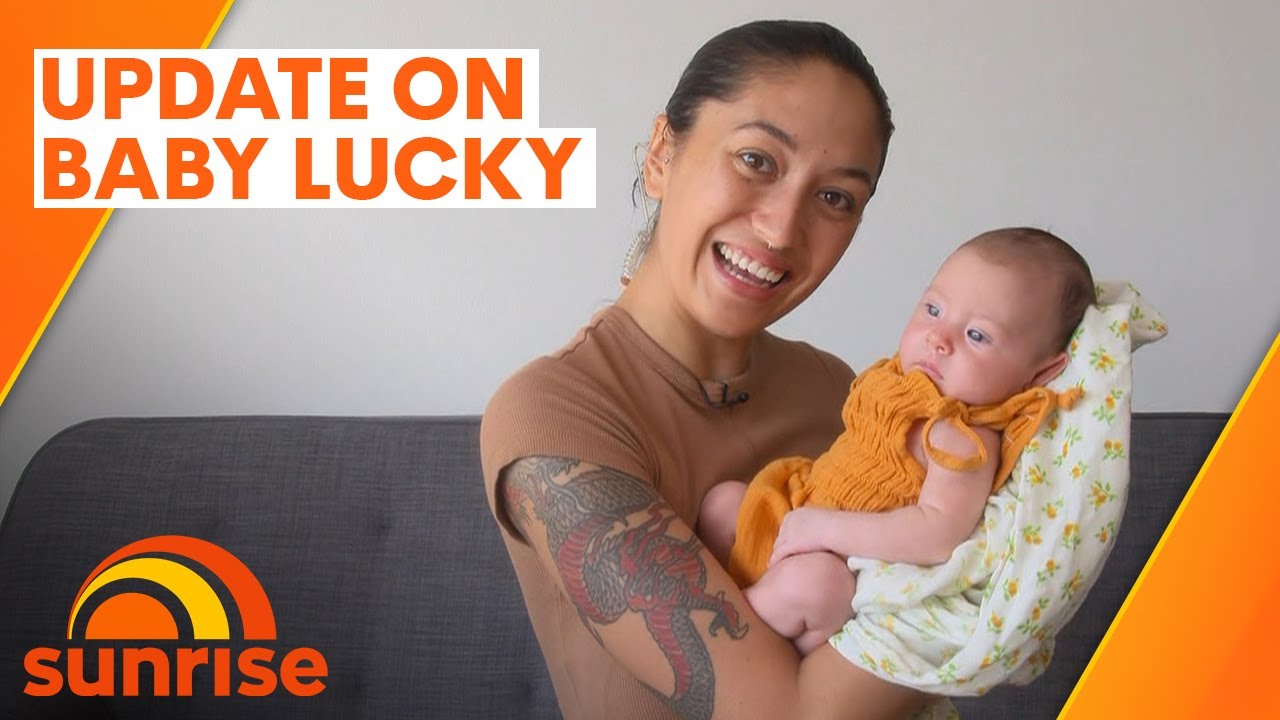 Heartwarming update on baby Lucky, brought to Australia for life-saving ...