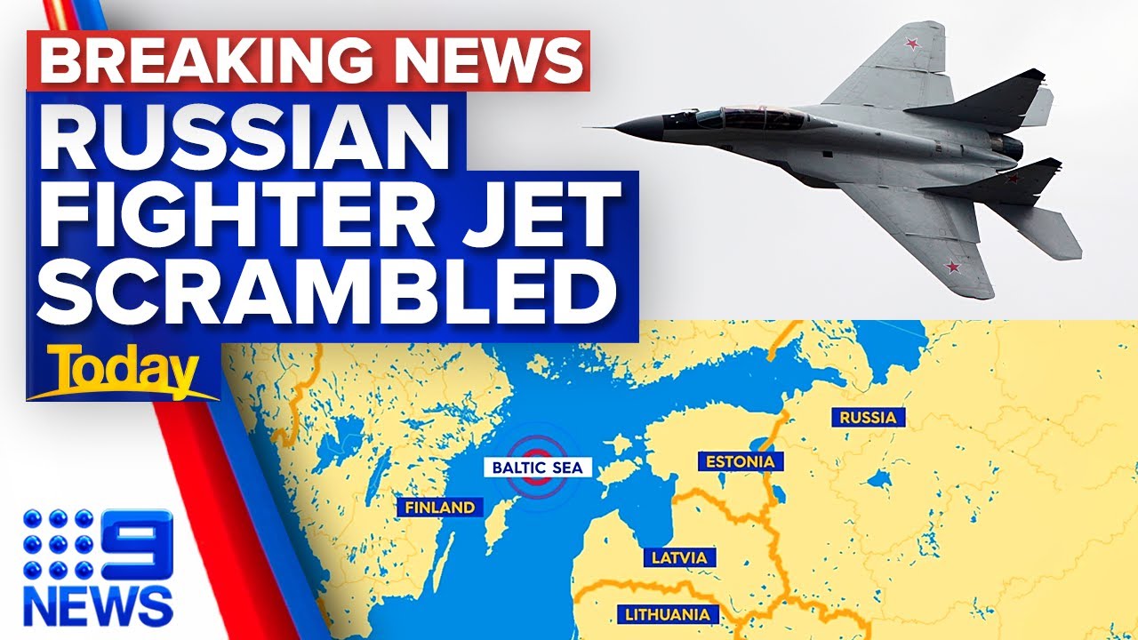 Russian fighter jet scrambled after two US bombers flew towards border ...