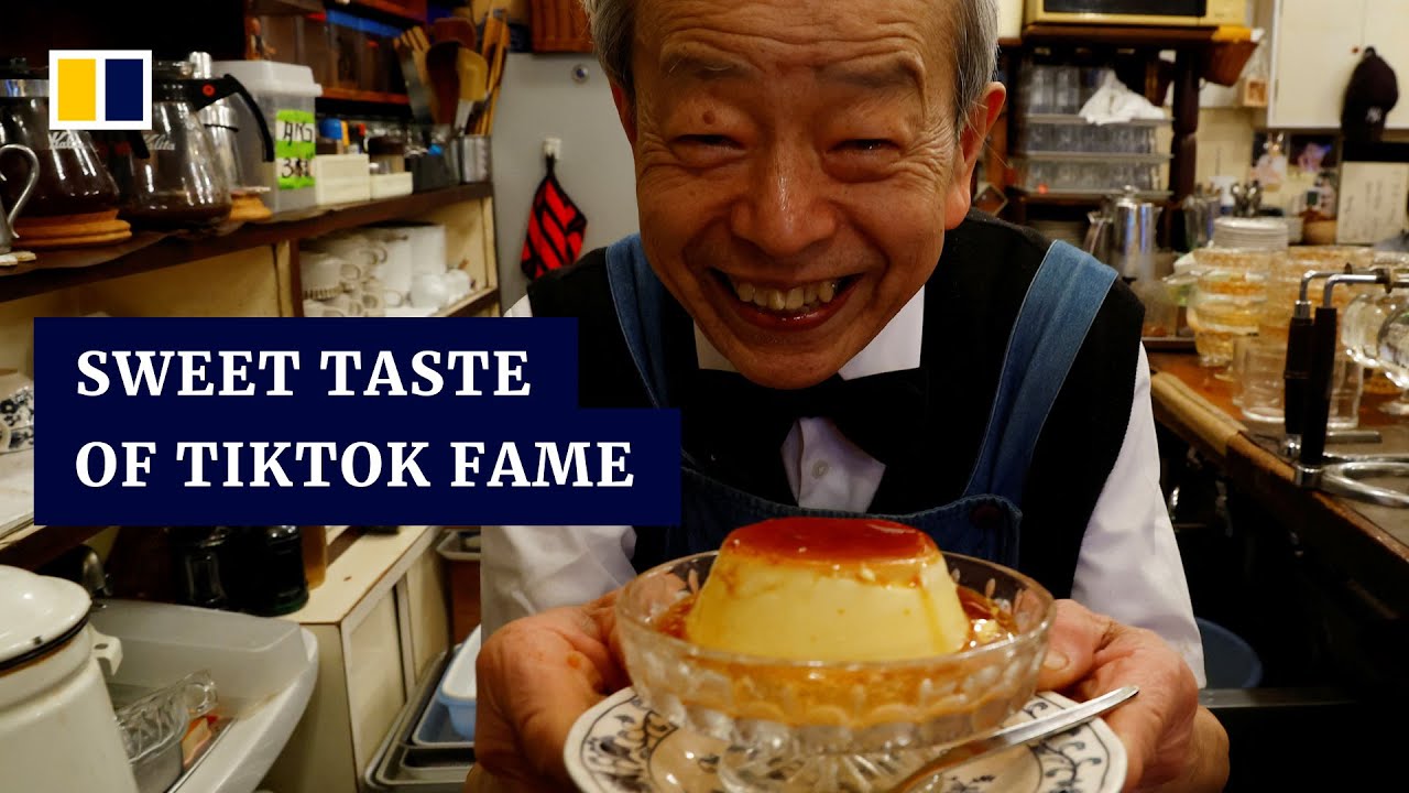 Trademark ‘pudding fling’ draws crowds to Japanese coffee shop after ...