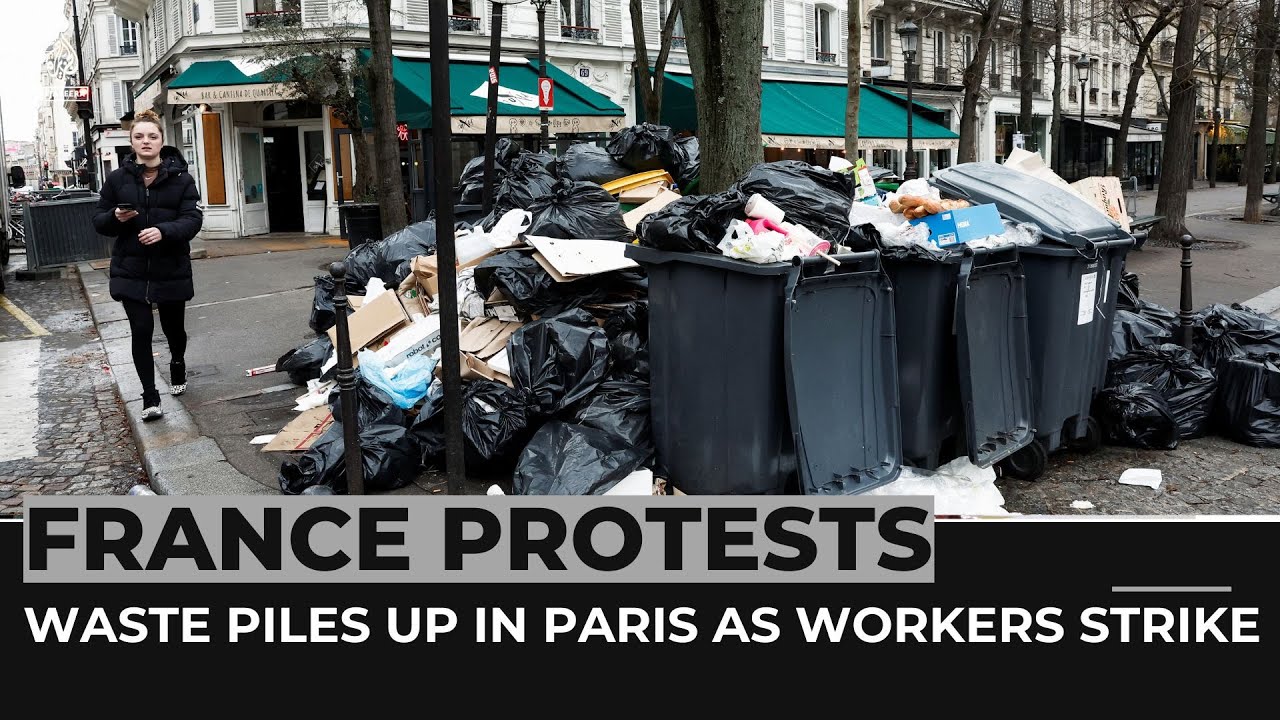 France protests: Waste piles up in Paris as workers go on strike - The ...