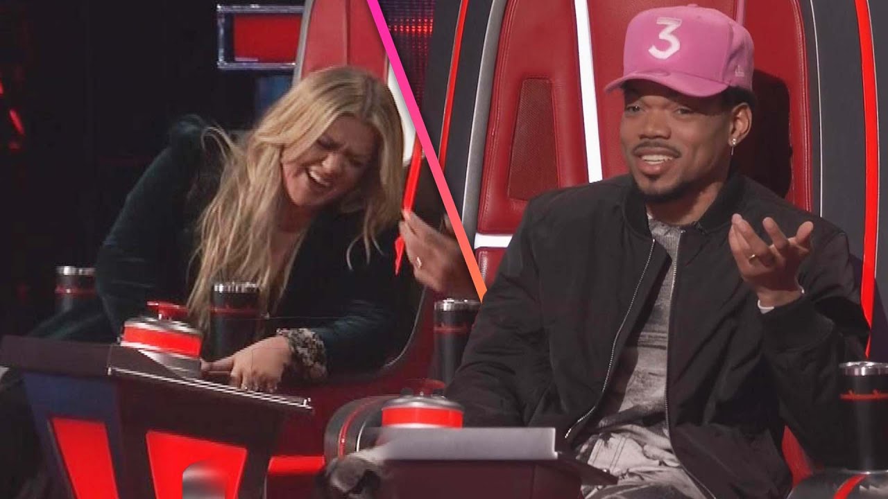 The Voice: Kelly Clarkson Nearly FALLS Out of Her Chair After Chance ...