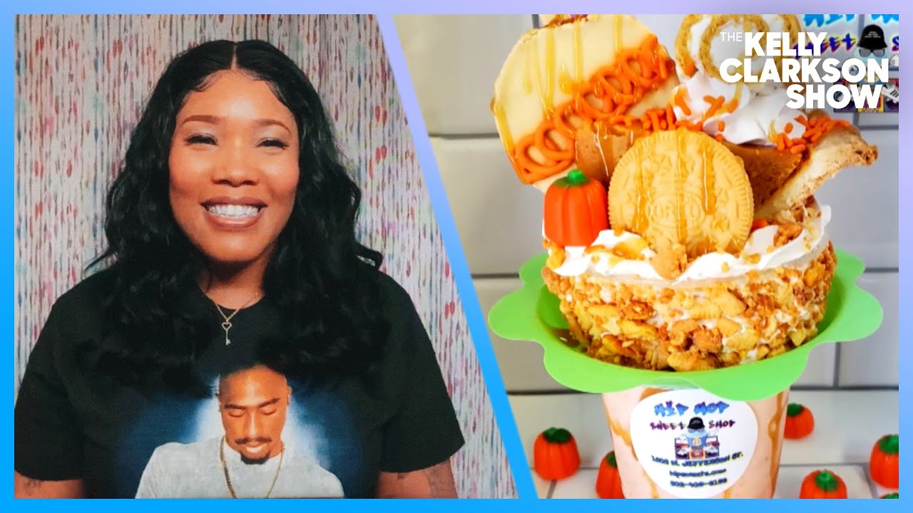 Kelly Clarkson Meets Owner Of Hip Hop-Themed Sweets Shop - The Global ...
