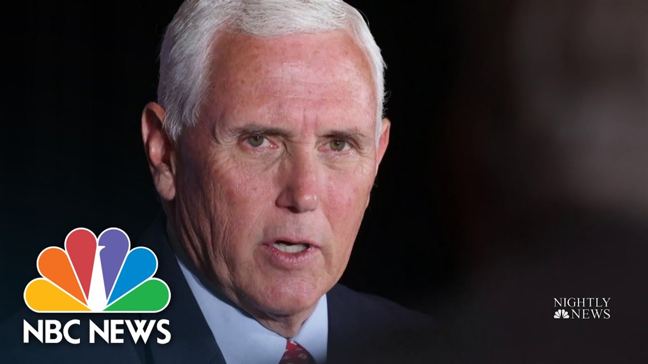 Mike Pence criticizes former President Trump for endangering his family ...