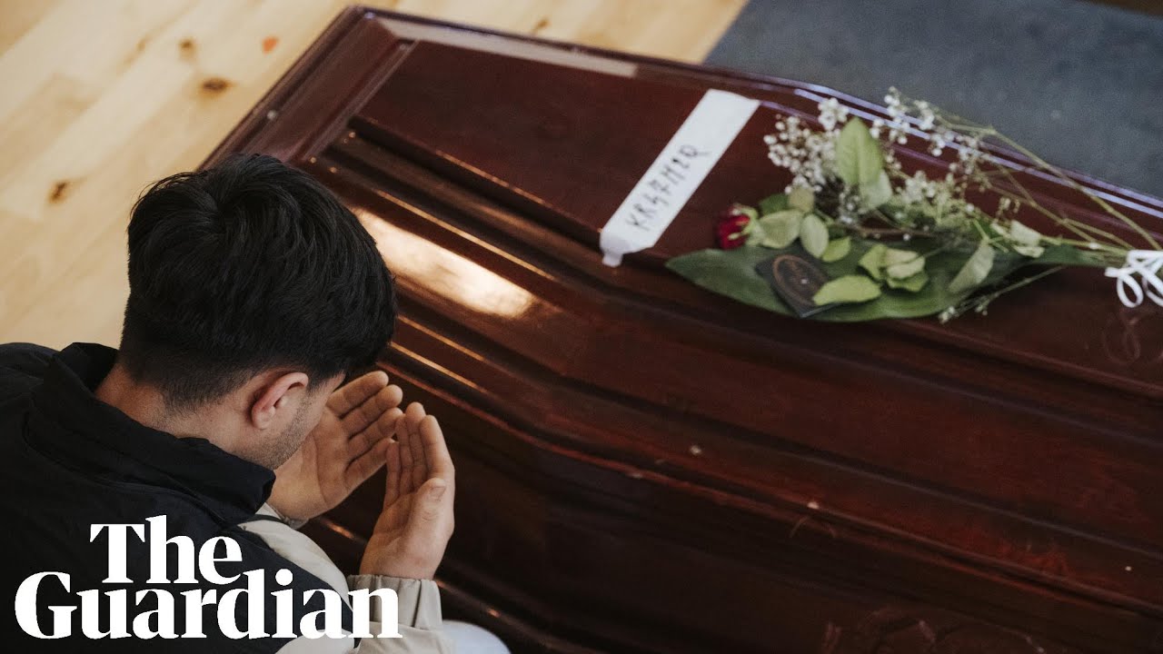 Survivors and relatives of migrant shipwreck victims bid emotional ...