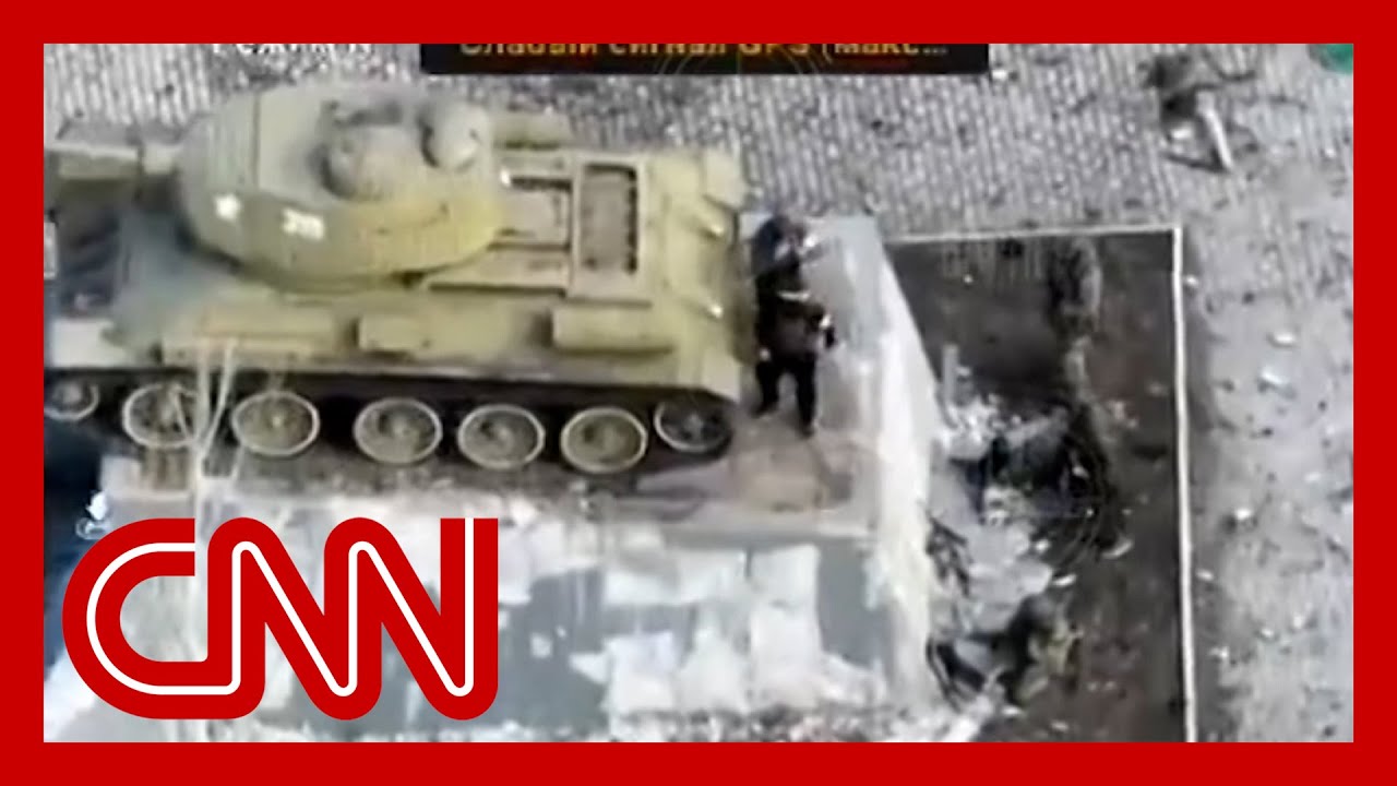 Wagner Group fighters seen planting their flag in Bakhmut - The Global ...