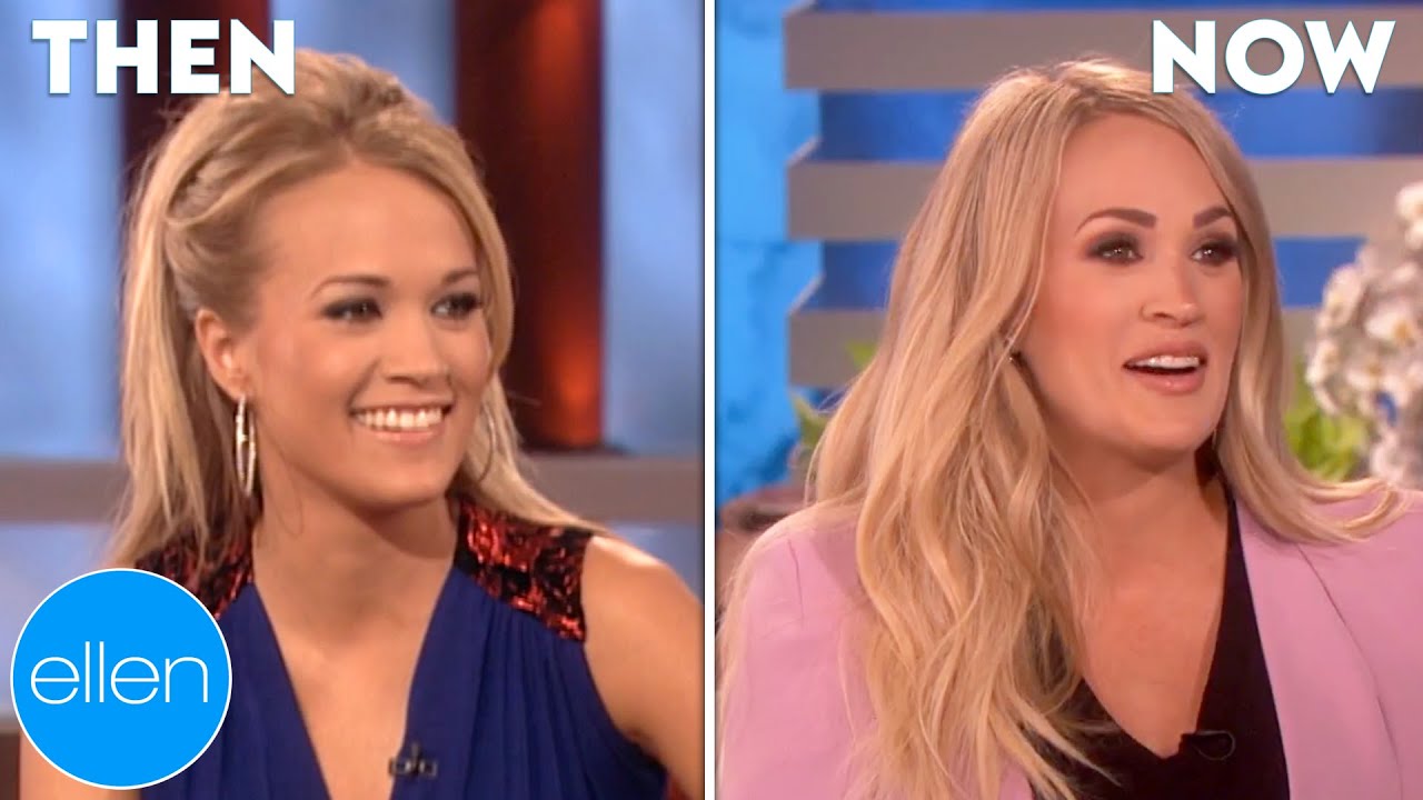 Then and Now: Carrie Underwood's First & Last Appearances on The Ellen ...
