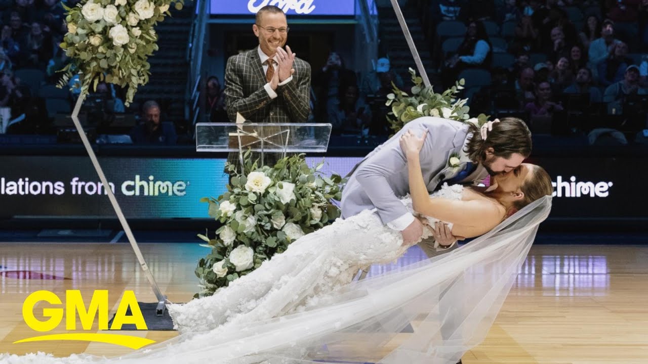 Meet the couple who got married at an NBA game - The Global Herald